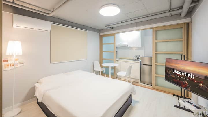 #09[오픈특가]#광안역1분#광안리해변중심5분#무료주차#청소비x#취사#세탁#감성 - Busan