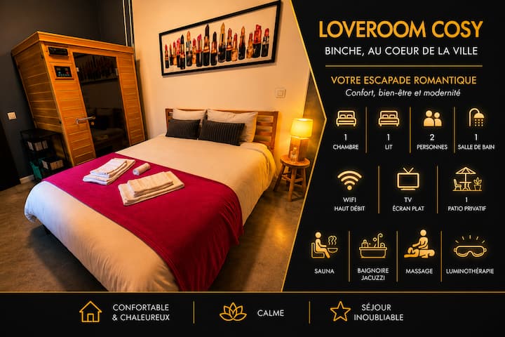 Le Plan B ! Loveroom / Sauna & Jacuzzi - 80m2 - La Louvière