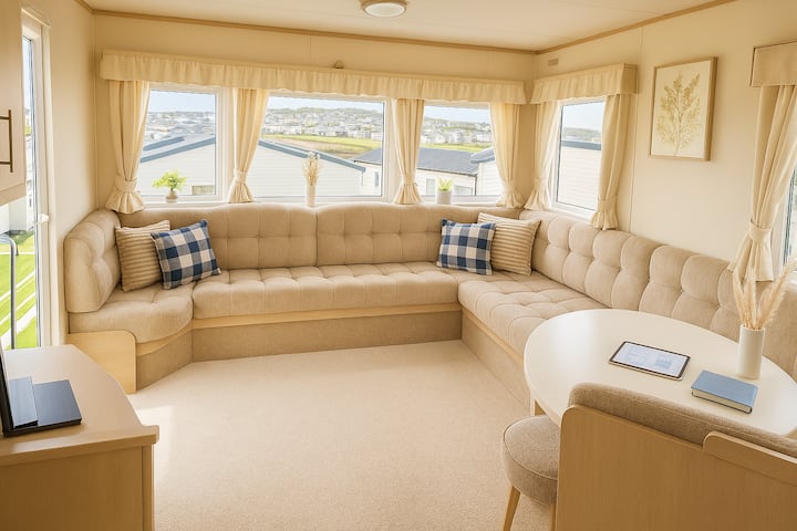 Seaview Stay | 3-bed Caravan By Pool, Club & Beach - Borth