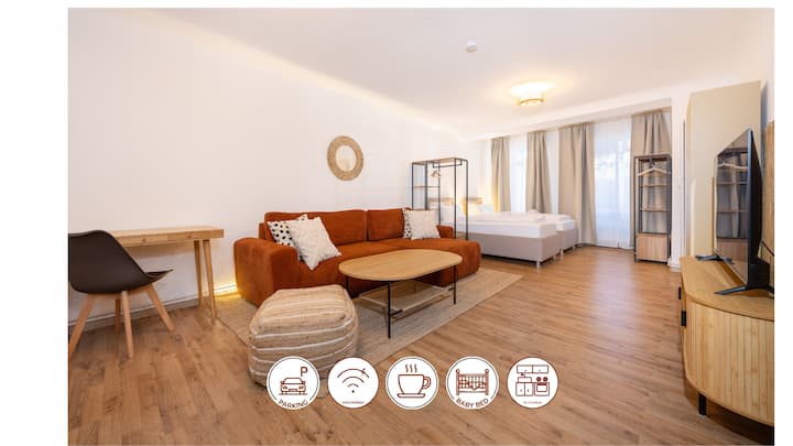 75sqm Group Oasis, Parking, Park, Great Connection - Berlin