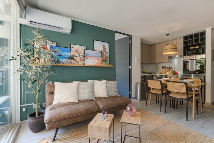 Con Estacionamiento, Lavadora, Gym Y Piscina - Santiago