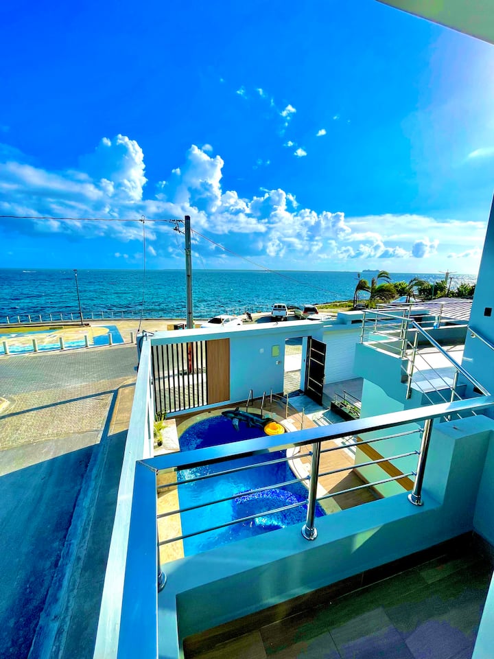 Villa Yeiders Frente Al Mar Malecón Y Playa/caleta - La Romana