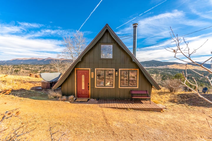 Ice Castles| Romantic A-frame | Hot Tub | Views - Mueller State Park, Divide