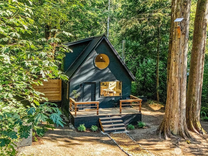 Scandi Lux Cabin In North Cascades Park(off-grid) - Cyclone Lake, WA
