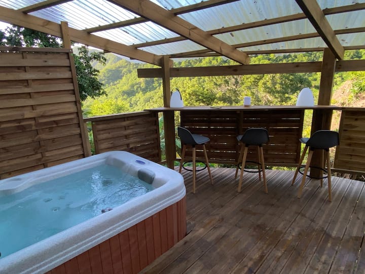 Havre De Paix Au Cœur De La Nature Avec Jacuzzi - Les Anses-d'Arlet