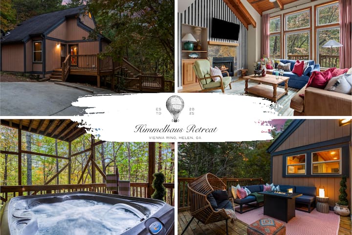 Cozy Luxury~hot Tub~movie Projector~kids Games - Helen, GA