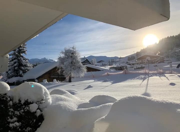 Grand Appartement Familiale Au Pied Des Pistes - Megève