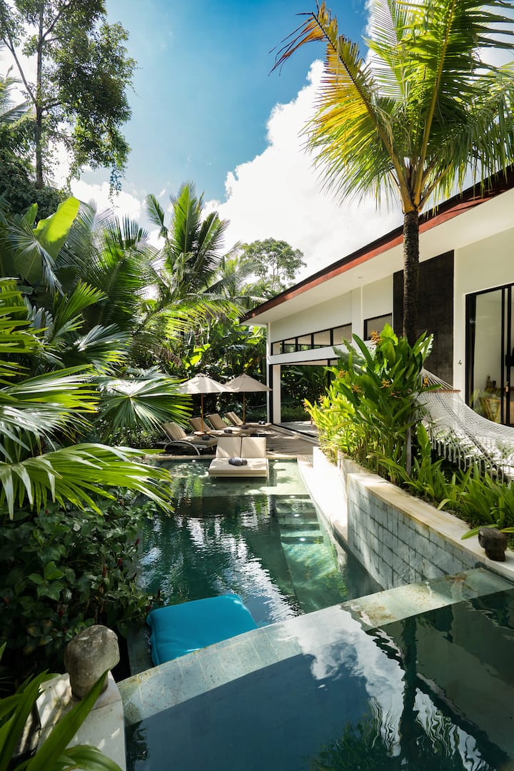 Villa Mathis:4 Ch Piscine Infinity & Baignoire Ext - Ubud