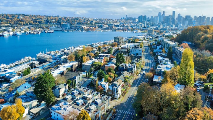 3 Beds Modern Townhome With Rooftop Lake&city View - Bryant - Seattle