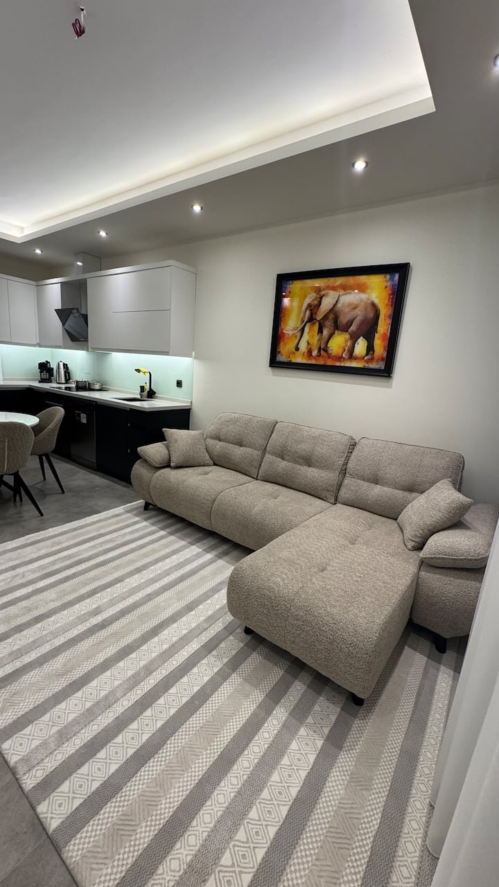 Stylish 1+1 Oba | Pool & Near Beach - Alanya