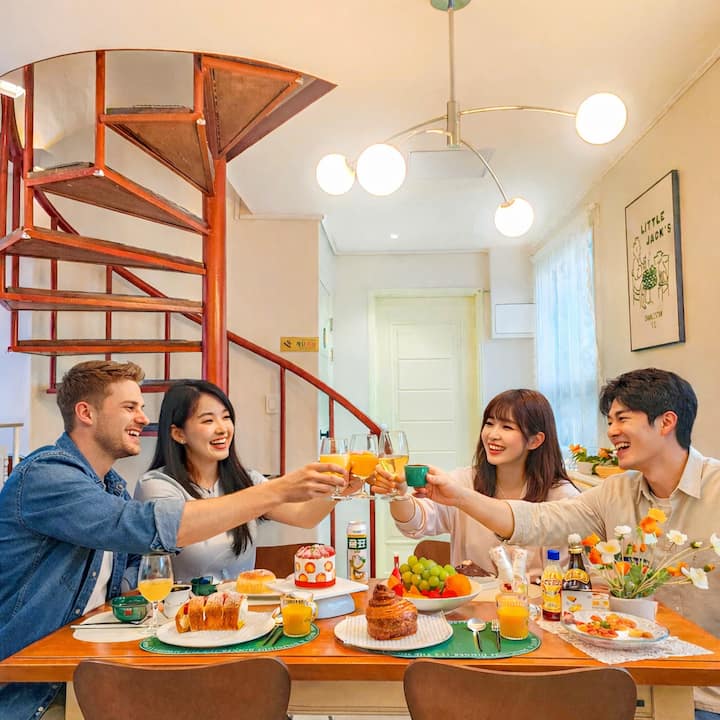 {New}프라이빗독채 최대 8인 숙소#광안리해변•수영강8분#유아동반#짐보관#드론쇼#벡스코 - Nam-gu