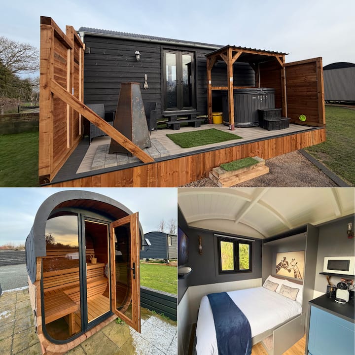 Kingfisher’s Keep • Lakeside Hut • Sauna & Hot Tub - ワトフォード