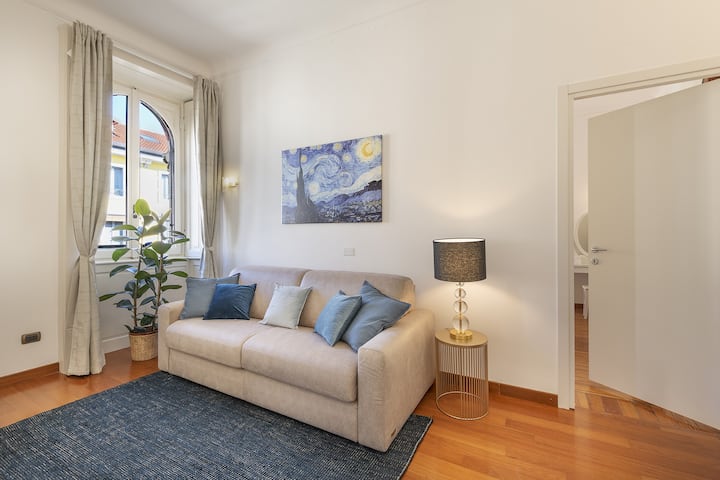 Vogue | 3 Min From Centrale Fs • Bright & Spacious - Milaan