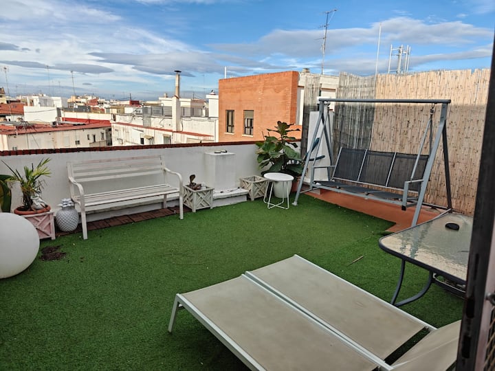 En El Corazón De Ruzafa Terraza Privada - Alboraya