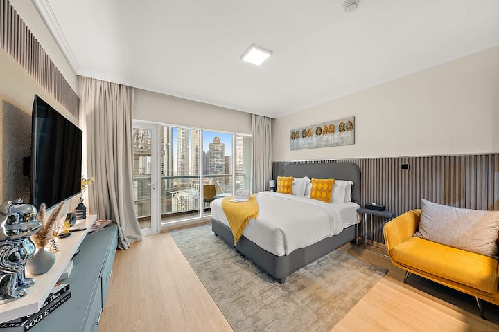First Class |Studio| City Vibes | Near Dubai Mall - Dubaï