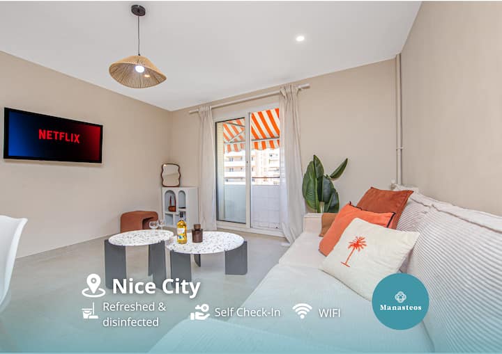 Nice Saint Roch - Bel Appartement Rénové - Ev - Èze