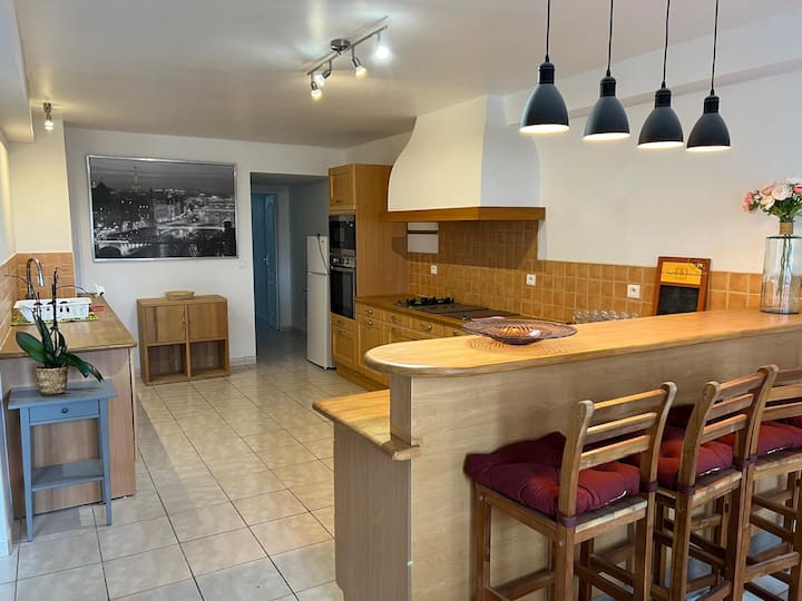 Appartement T3 Chaleureux Avec Jardin Et Terrasse - Gex