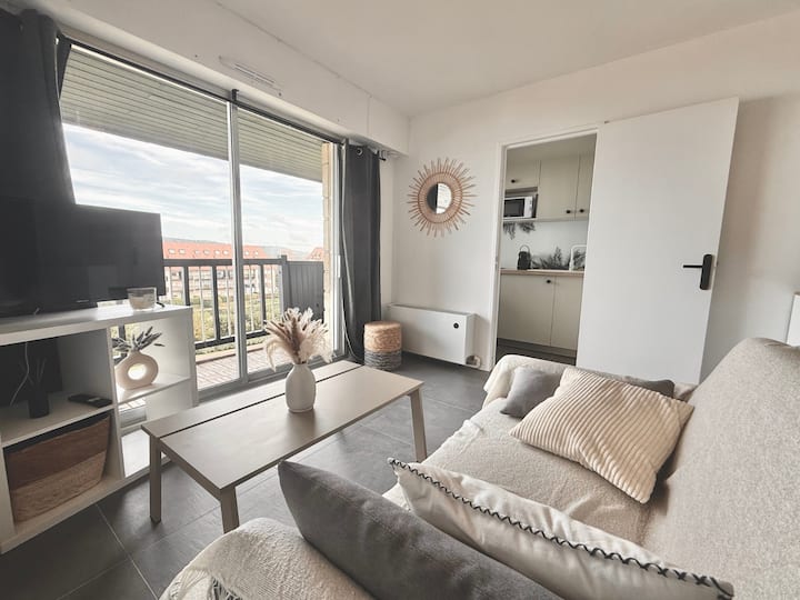 Vue Coucher De Soleil | Studio | Parking & Wifi - Villers-sur-Mer