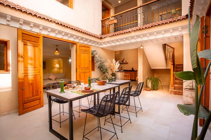 Riad Unique Et Moderne En Plein Cœur De Majorelle - Marrakesh