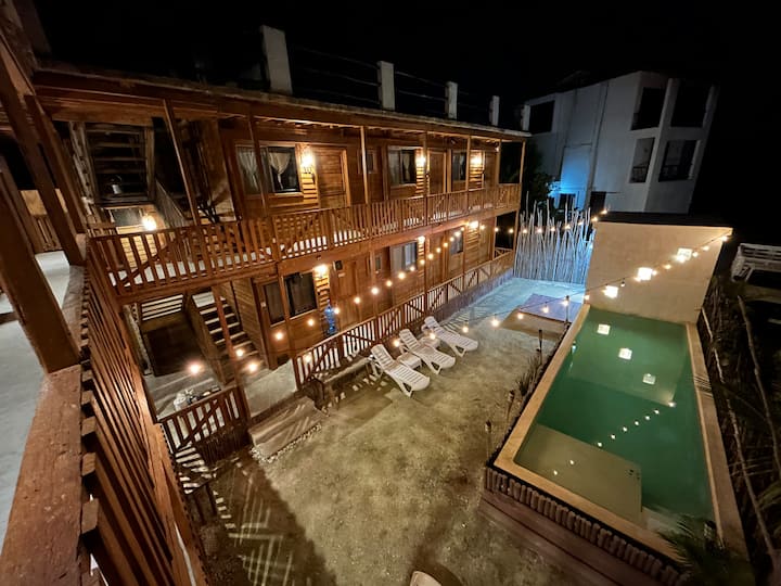 Selva Y Mar – Habitación Familiar 5 Pax En Holbox - Holbox