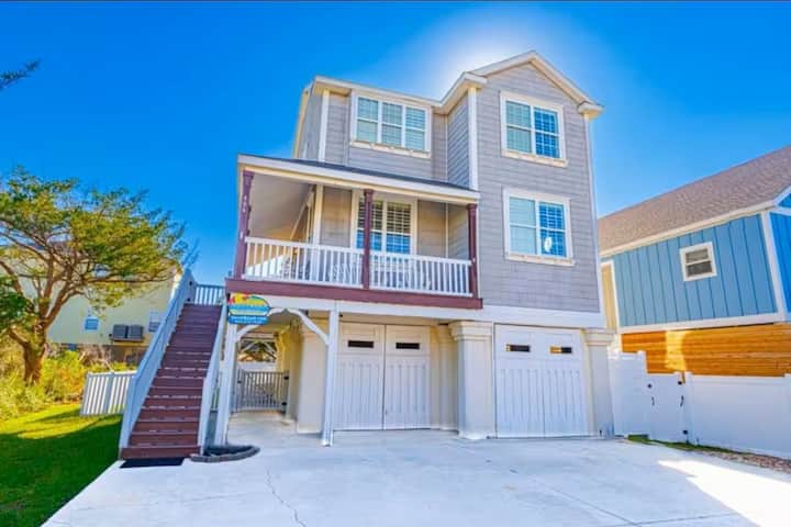 Luxury Marshfront 4br-pool-putting Green-game Rm. - Cherry Grove Beach, SC
