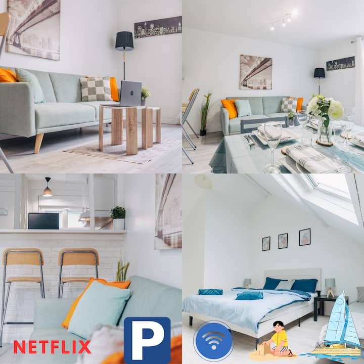 Duplex Cosy Centre & Plage à Dieppe - Dieppe
