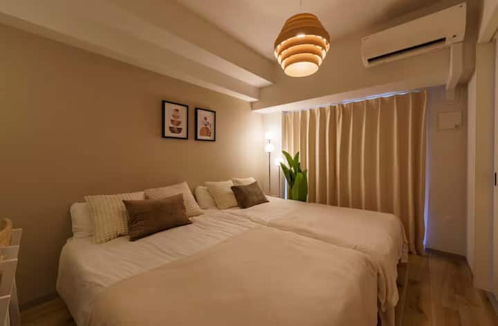 【Tic Hotel】名古屋駅エリア／最大6人／新築／名古屋駅まで徒歩20分／太閤通駅まで徒歩7分② - Nagoya