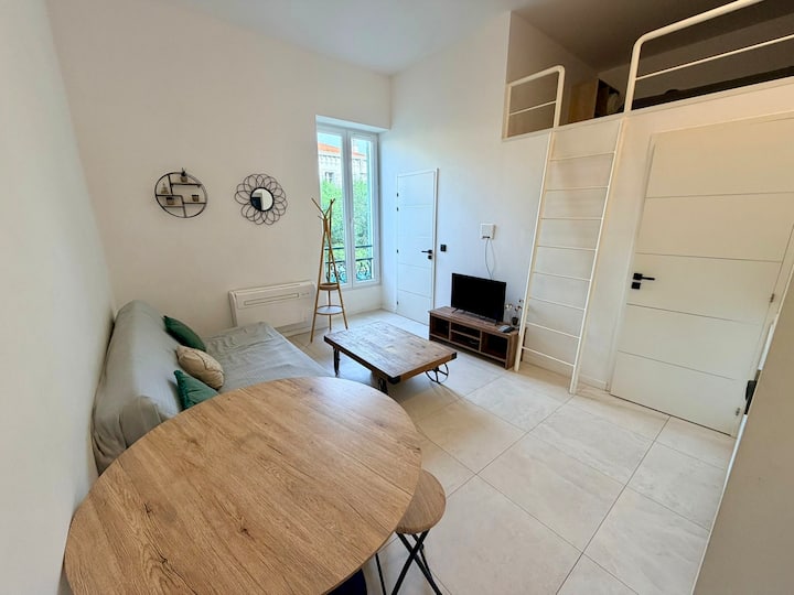 Appartement 4 Personnes - Calme & Clim - Gare de Nice Ville