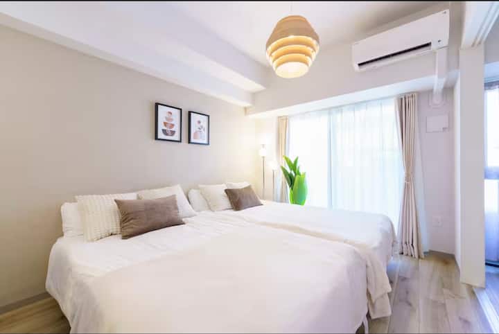 【Tichotel】名古屋駅エリア／最大6人／新築／名古屋駅まで徒歩20分／太閤通駅まで徒歩7分③ - Nagoya