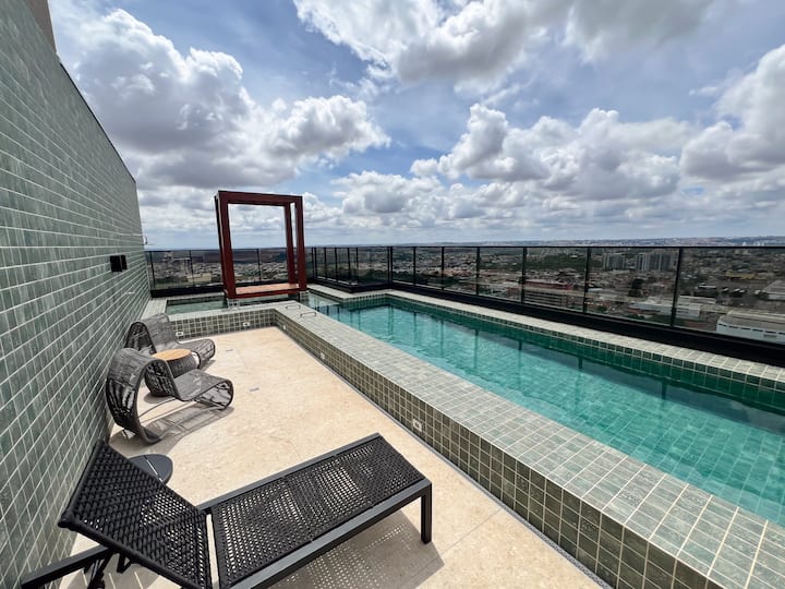 Studio Completo Com Academia E Piscina. - Anápolis