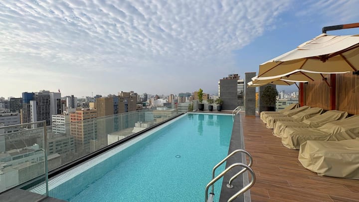 Acogedor Dpto. En El Corazón De Miraflores Con Gym - Lima