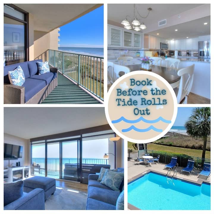 3br/3ba Oceanfront Pool & Lazy River - North Myrtle Beach, SC