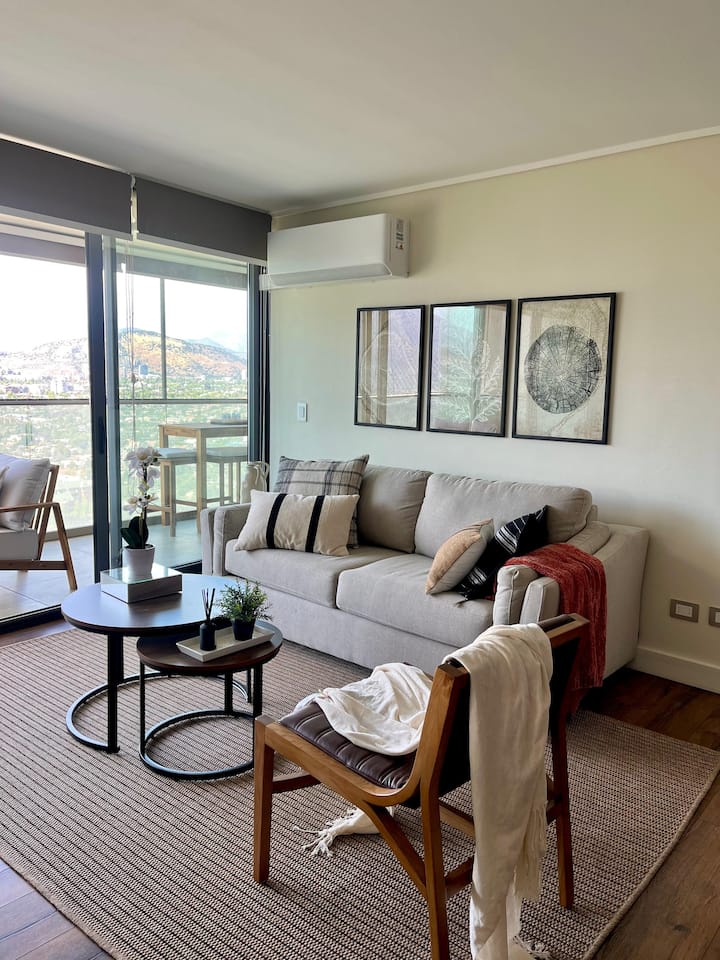 Depto. Full A/c • Vista Cordillera •Parque Arauco - Las Condes