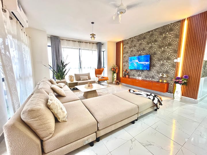 Nyali 3 Br Apartment With Pool, Ac, Wifi, Tv - Mombasa