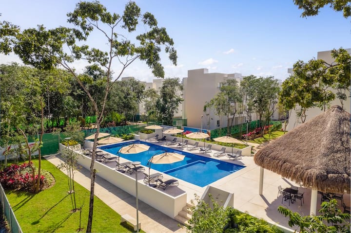 Furnished Apartment For 6 People In Playa Carmen - Playa del Carmen