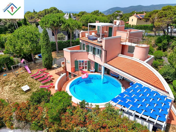 Villa Irene In Castiglioncello By Tuscanywego - Livorno