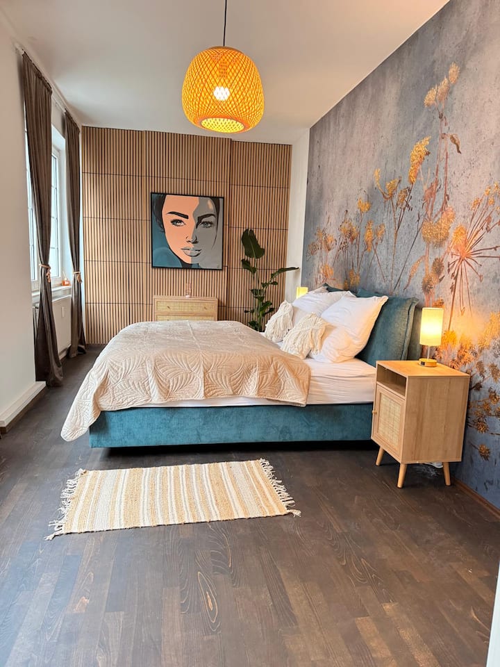 Stay Cozy: The Loft - Kingsize, Parkplatz, 1a Lage - Aschaffenburg