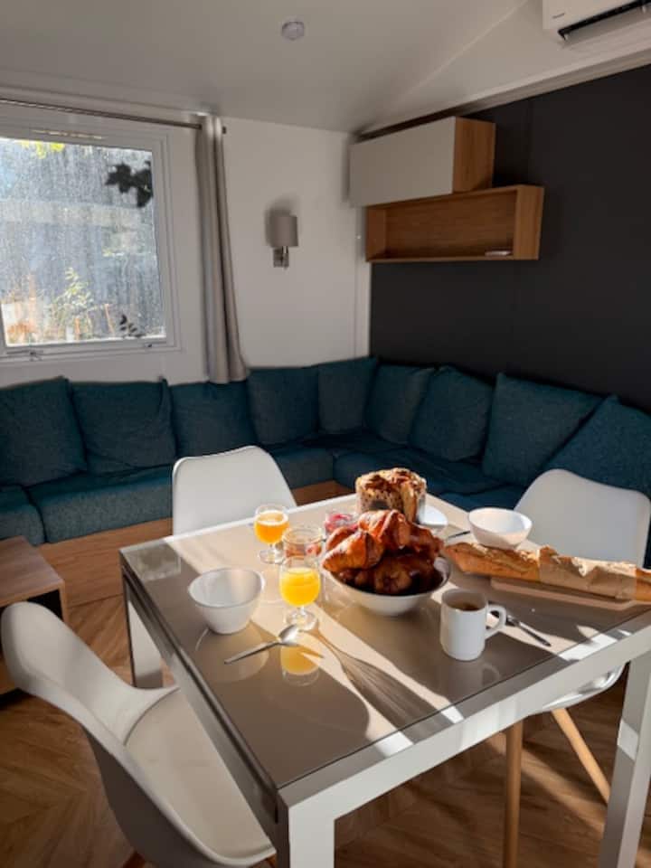 Mobil Home 3ch/2sdb Tout Confort Dans Camping 4* - Parentis-en-Born