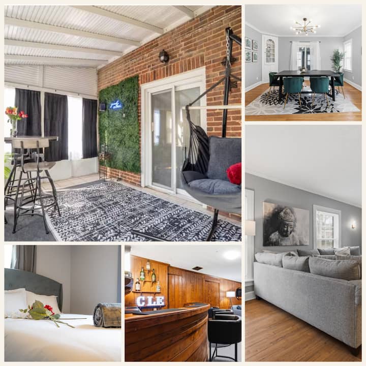 Cleveland Home / Patio&bar/near Csu/clinic/uh/dwtn - Cleveland Heights, OH