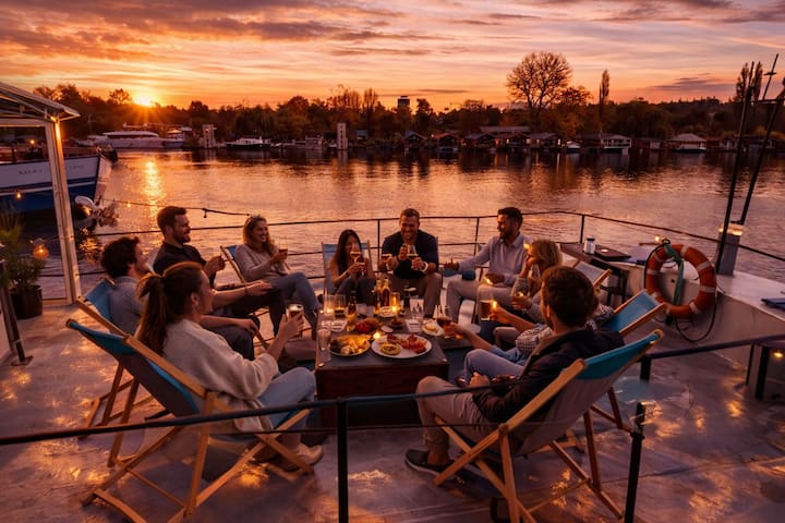 Magnifique Péniche, Unique, Terrasse, Parking - Prague