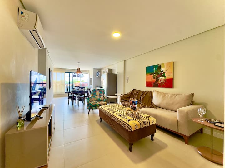 2 Quartos A 450m Da Praia Com Wi-fi, Ar E Churrasq - Penha