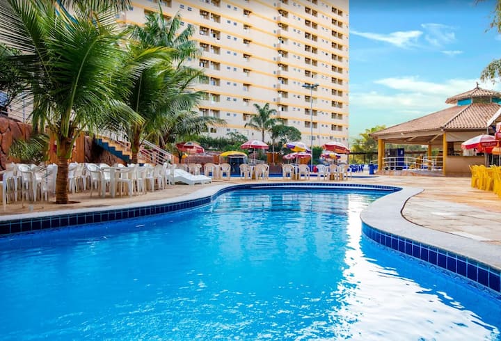 Parque Aquático 24h-flat Hotel Resort Caldas Novas - Caldas Novas