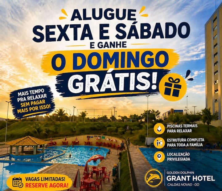 Parque Aquático 24h-flat Hotel Resort Caldas Novas - Caldas Novas