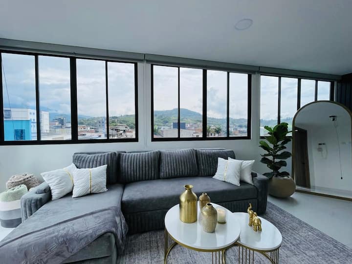 Penthouse Con Jacuzzi Y Vistas En Santa Rosa - Santa Rosa de Cabal