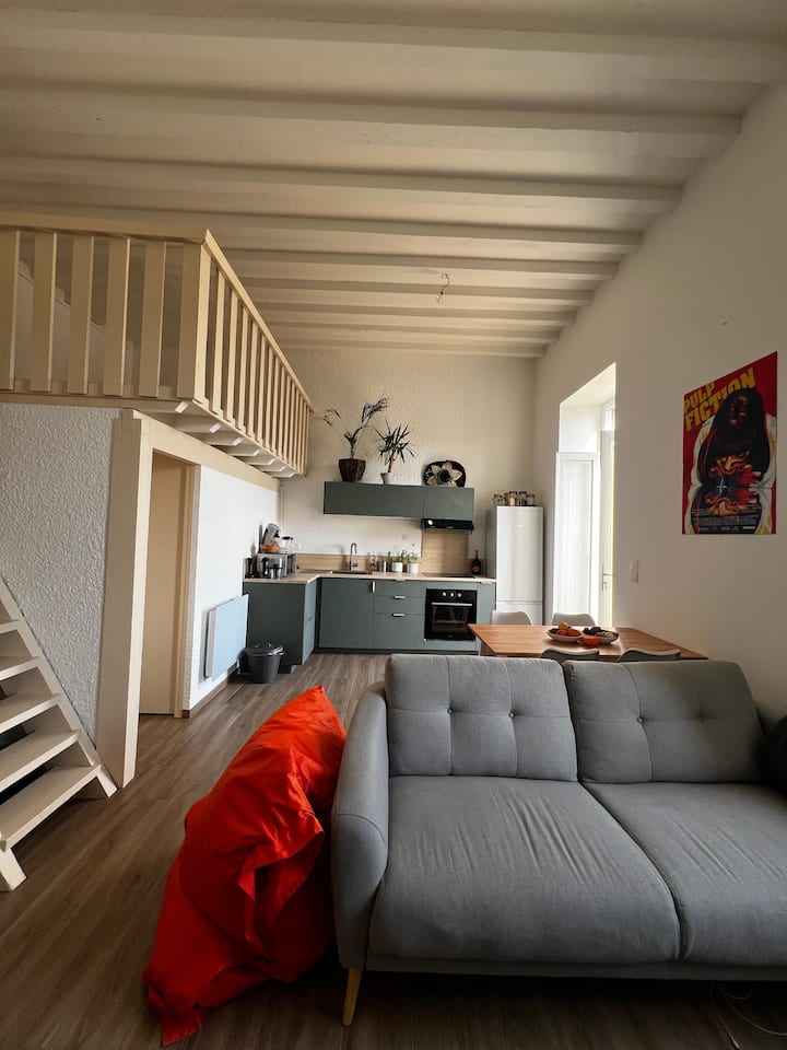 Loft Lumineux Avec Grande Terrasse - Plein Centre - Villefranche-sur-Saône