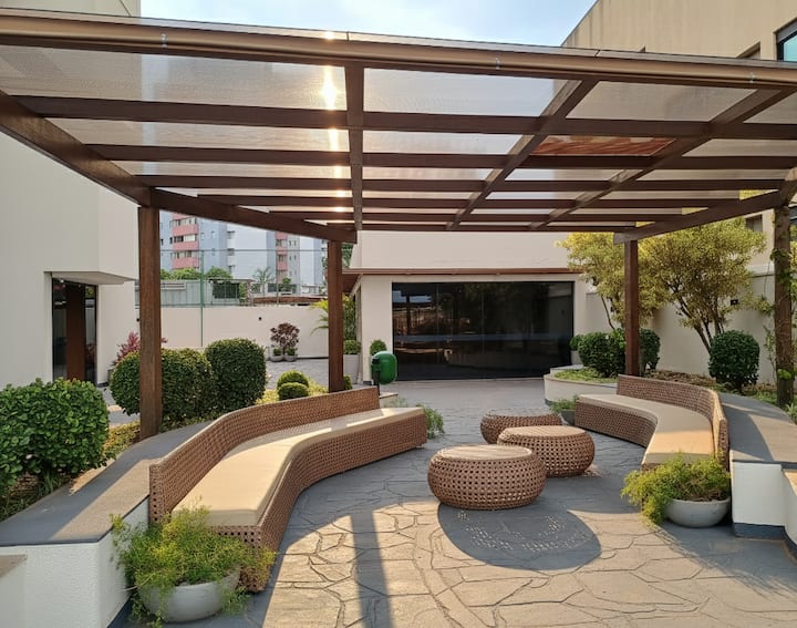 2q Em Frente Ao Parque | Metrô, 500mb E Garagem - Brasilien