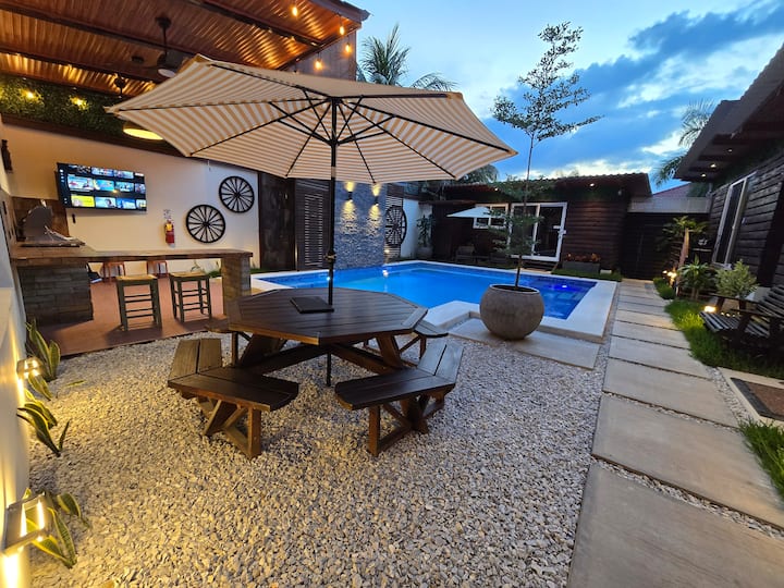 Tinyville Oasis • Cabaña Moderna Con Piscina Y Bbq - Choloma