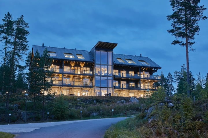 Naava Chalet Loft - Upea Huoneisto Järvinäköalalla - Ähtäri