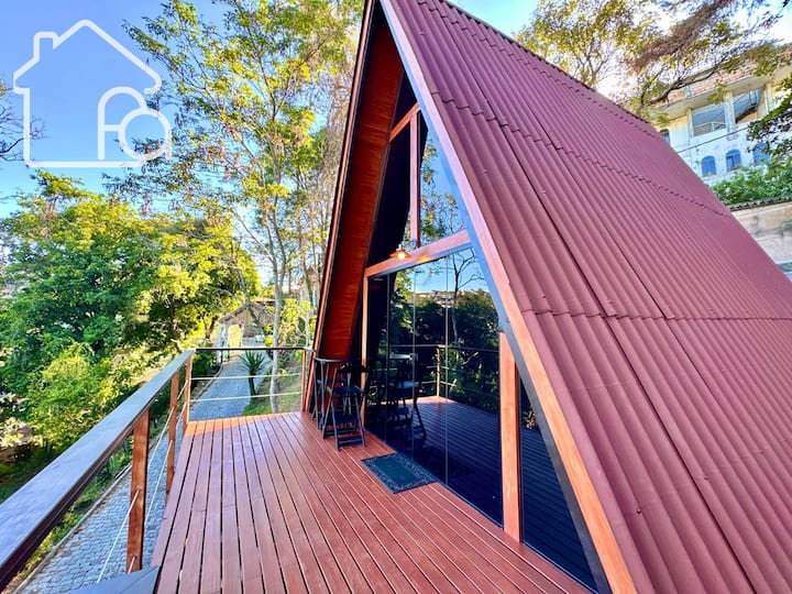 Chalé Romântico Com Vista Deslumbrante - Nova Friburgo