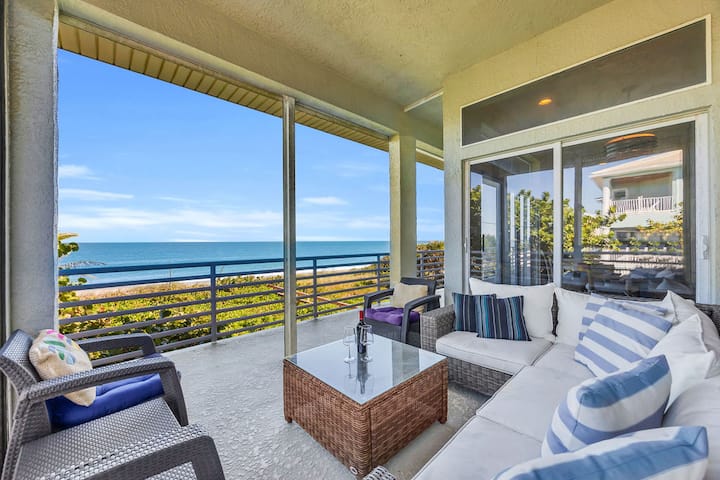 Oceanfront|privatebeach|gameroom|surfboard|bikes - メルボルン, FL